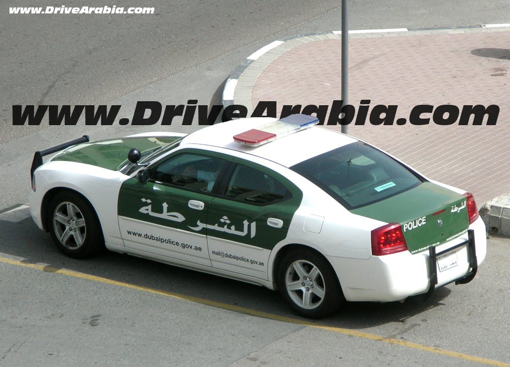 Dubai police using Dodge Charger police cars – DriveArabia UAE, KSA & GCC