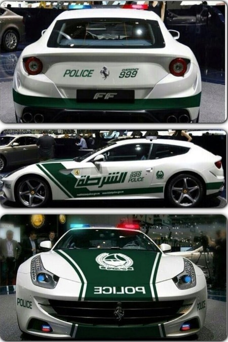Dubai police announces Ferrari FF police car – DriveArabia
