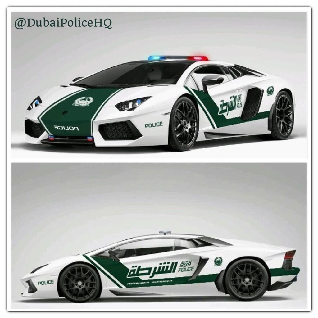 Lamborghini Aventador police car for Dubai Police – DriveArabia UAE ...