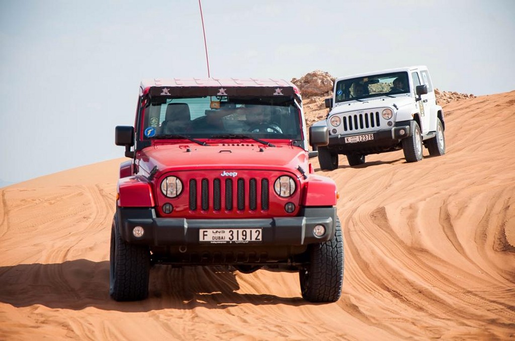 First drive: 2015 Jeep Wrangler Sahara at Jeep Jamboree UAE ...