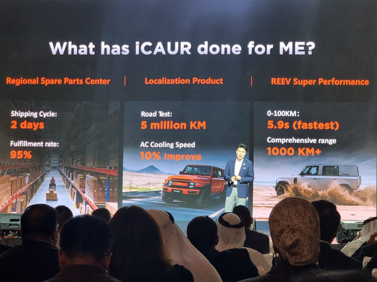iCaur V27 and 03T makes global debut in the UAE – DriveArabia UAE, KSA & GCC